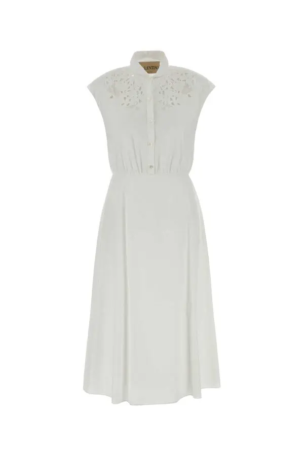 Valentino Garavani Poplin Dress - White