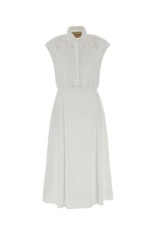 Valentino Garavani Poplin Dress - White