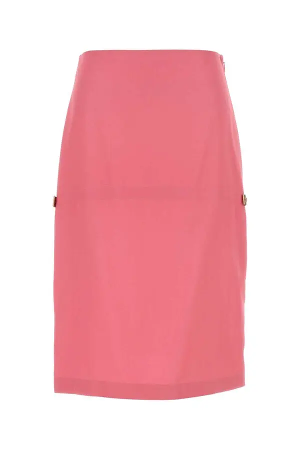 Fendi Viscose Blend Skirt - Pink