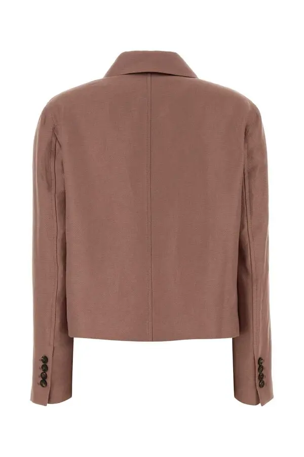 Brunello Cucinelli Antiqued Linen Jacket