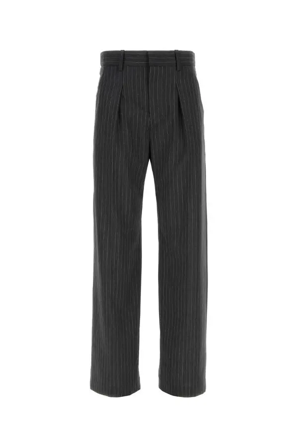 Isabel Marant Étoile Embroidered Wool Blend Lisetta Pant