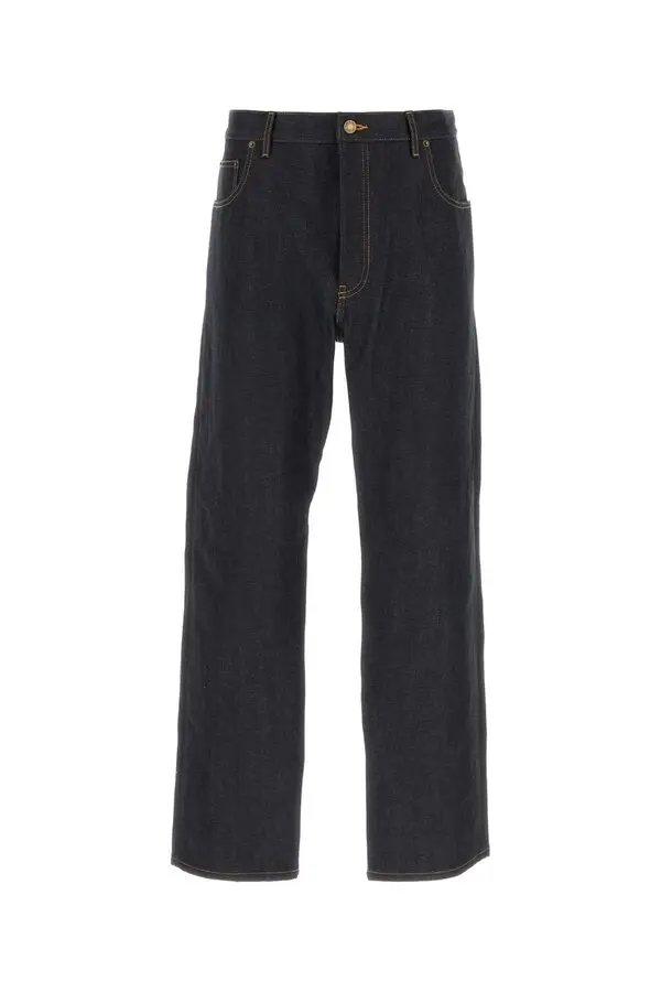 Thom Browne Dark Denim Jeans - Blue