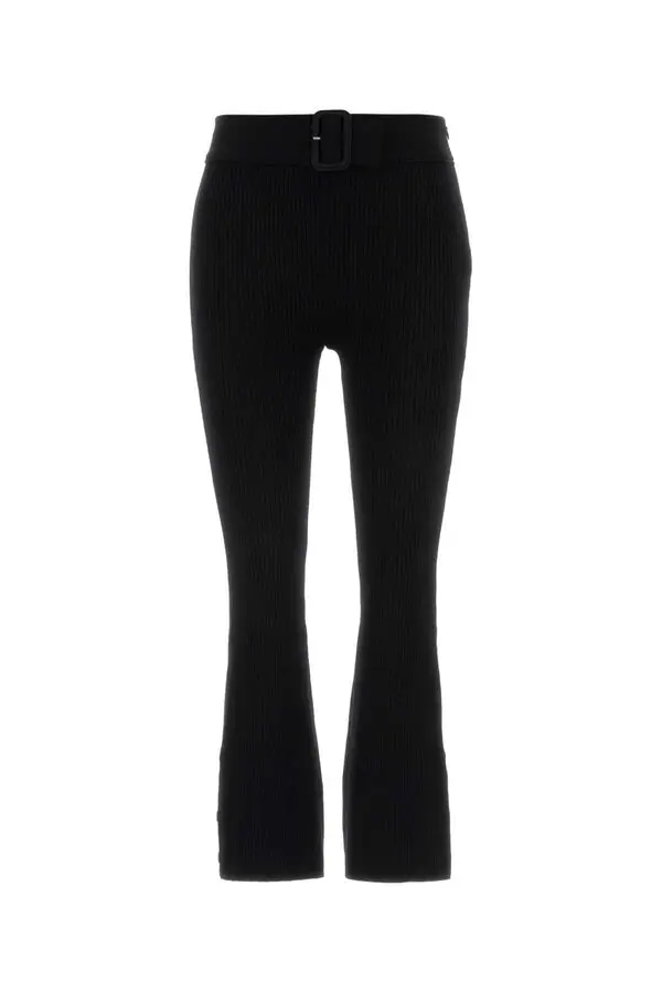 COURREGES Knit Capri Pants - Black