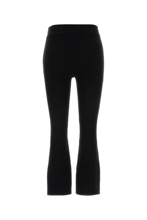 COURREGES Knit Capri Pants - Black