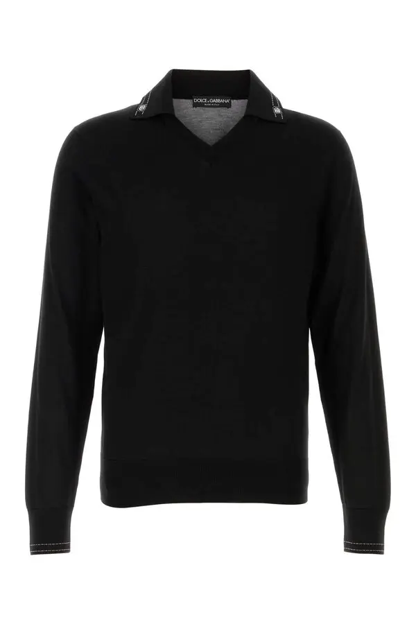 Dolce & Gabbana Silk Polo Shirt
