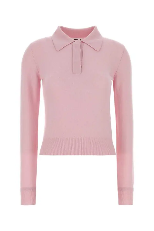 JIL SANDER Wool Polo Shirt