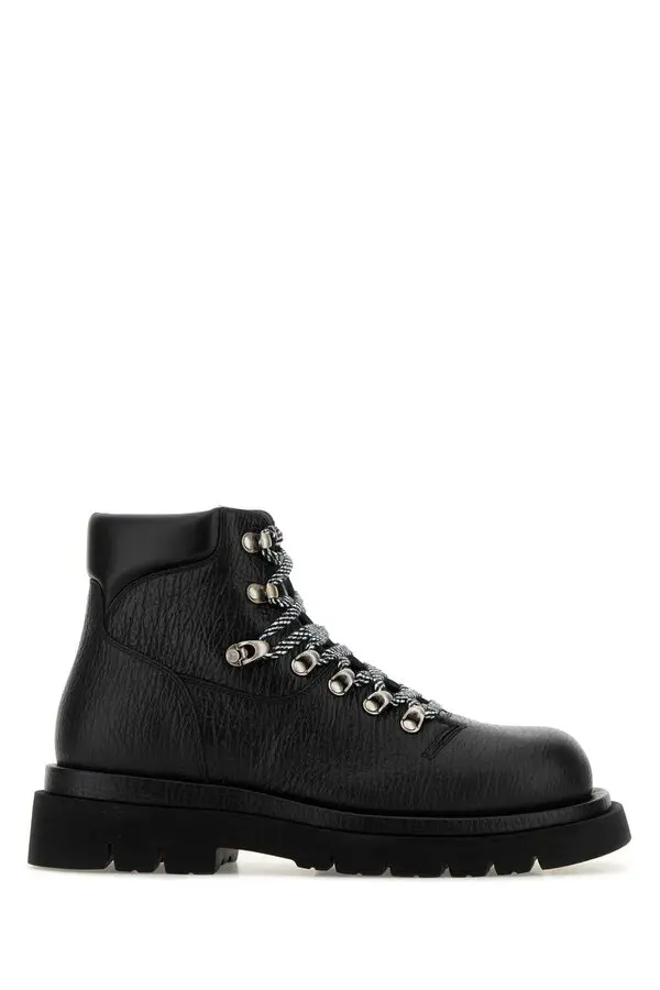 Bottega Veneta Leather Shark Ankle Boots
