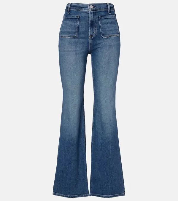 Citizens Of Humanity Kimberly Mid-rise Flared Jeans - Blue
