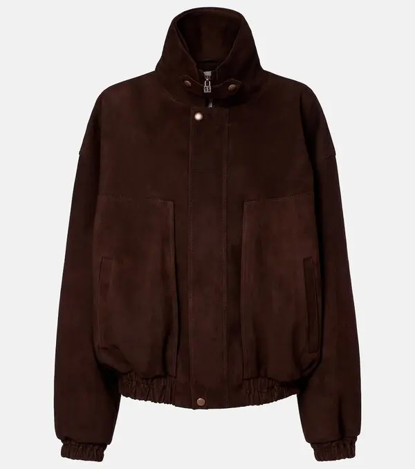 Magda Butrym Suede Jacket - Brown
