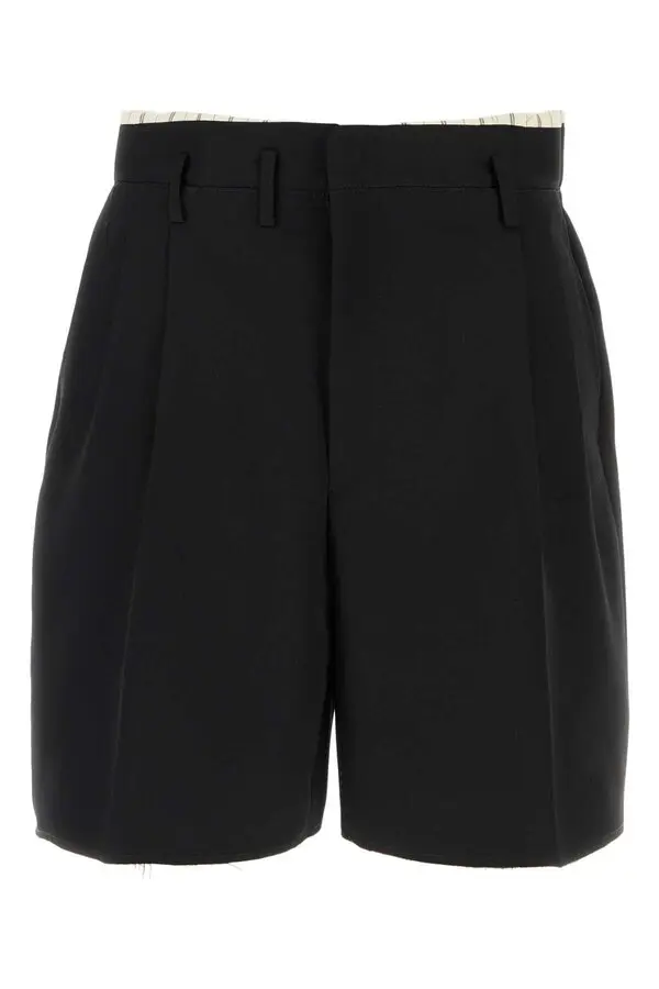 MAISON MARGIELA Wool Bermuda Shorts