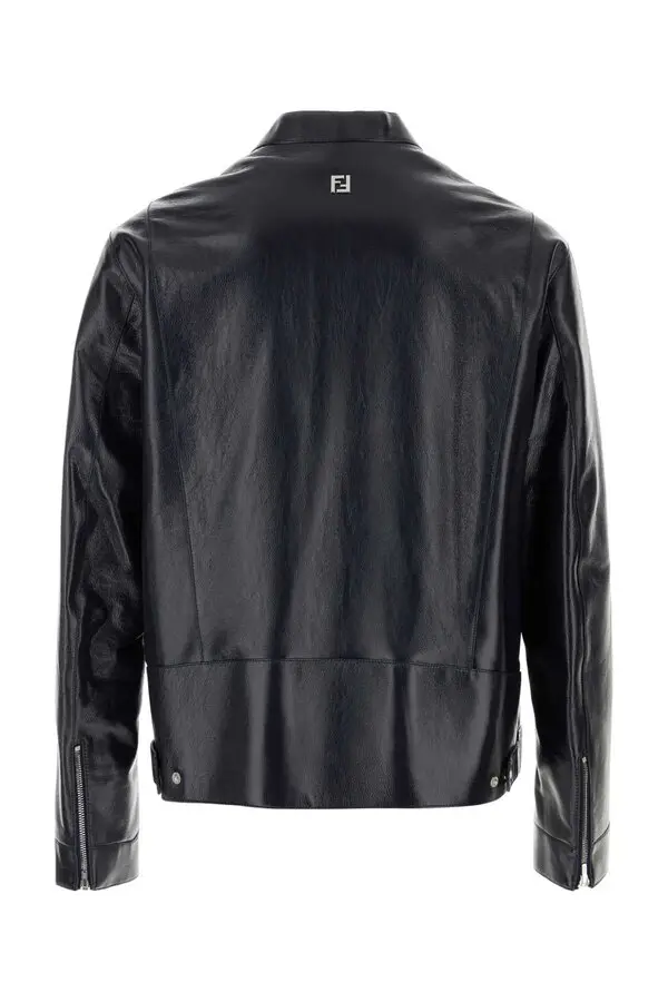 Fendi Midnight Leather Jacket