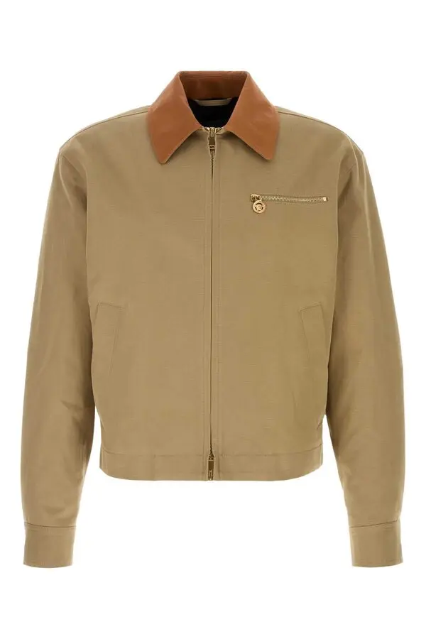 Versace Cappuccino Cotton Jacket