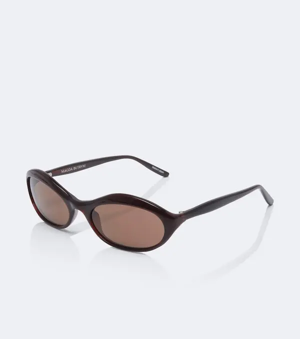 Magda Butrym Oval Acetate Sunglasses