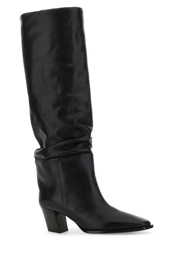 JIMMY CHOO Leather Hart 60 Boots