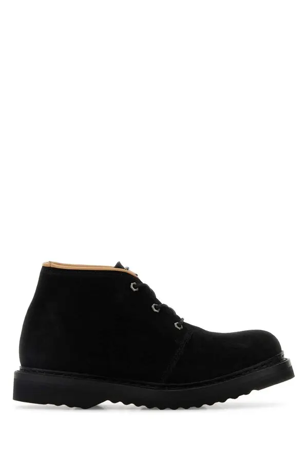 Our Legacy Suede Chukka Ankle Boots - Black