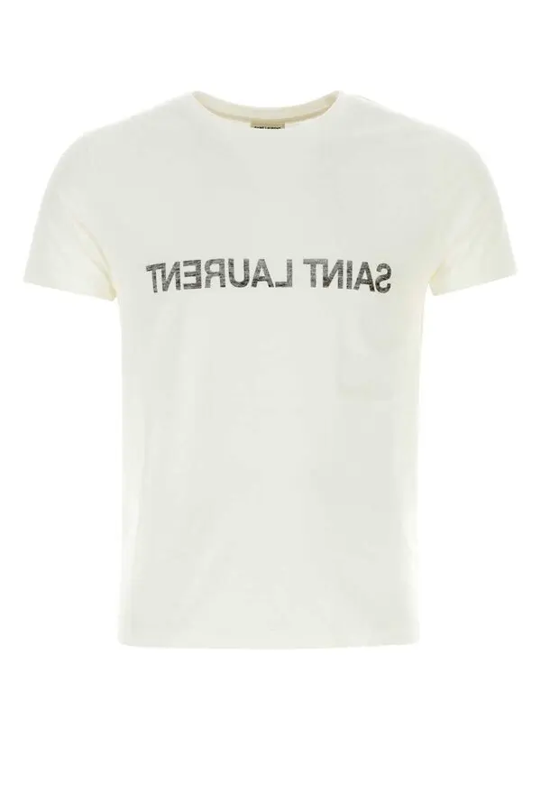 Saint Laurent Cotton T-shirt - White