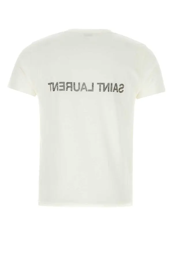Saint Laurent Cotton T-shirt - White