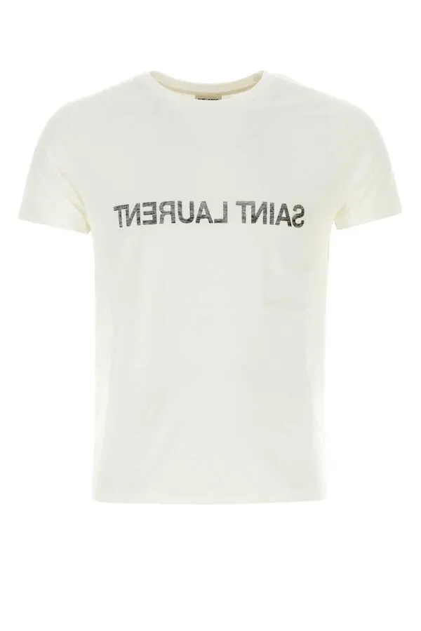 Saint Laurent Cotton T-shirt - White