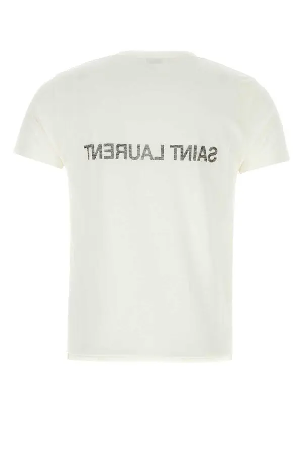 Saint Laurent Cotton T-shirt - White