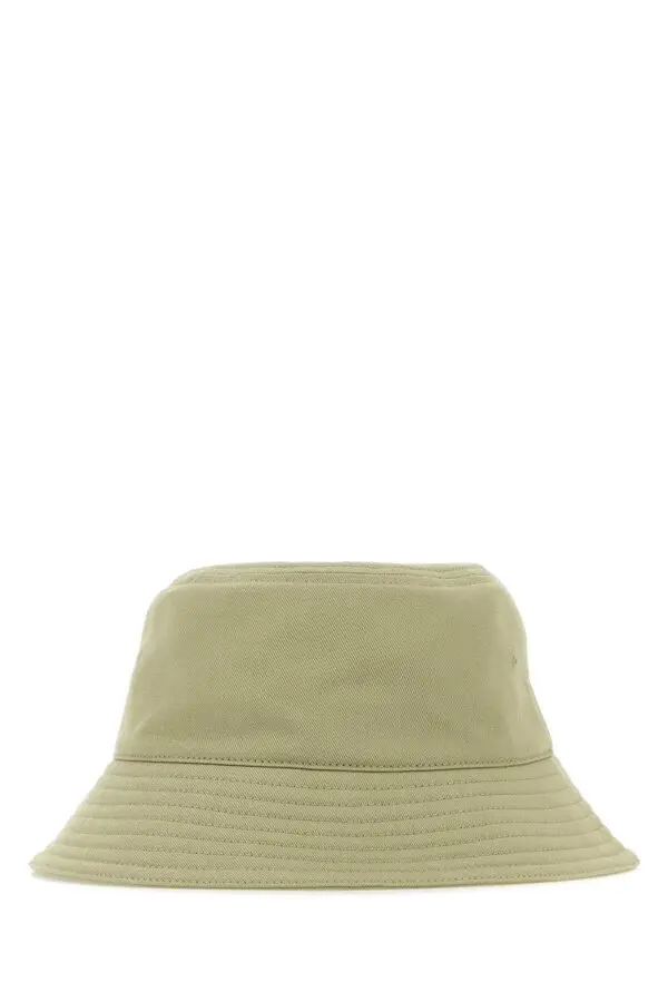 Burberry Khaki Cotton Bucket Hat