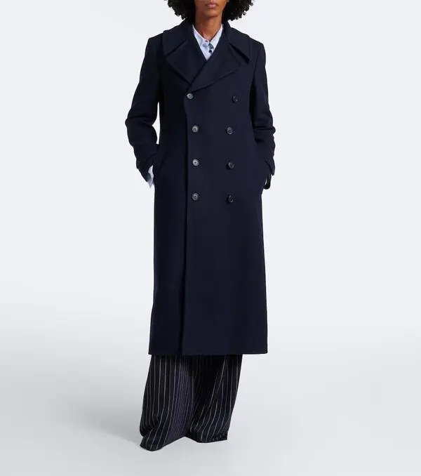 Polo Ralph Lauren Shearling-trimmed Wool Coat