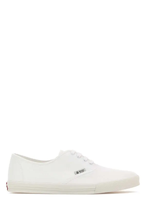 Prada Canvas Sneakers - White