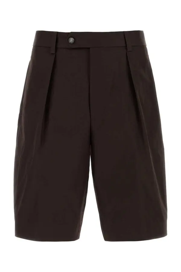 BOSS Cotton Bermuda Shorts - Black