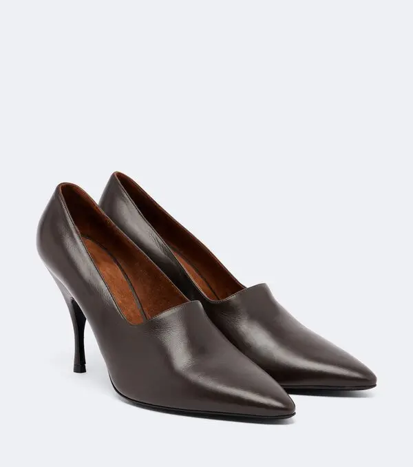 HERBERT LEVINE Call The Shots Leather Pumps