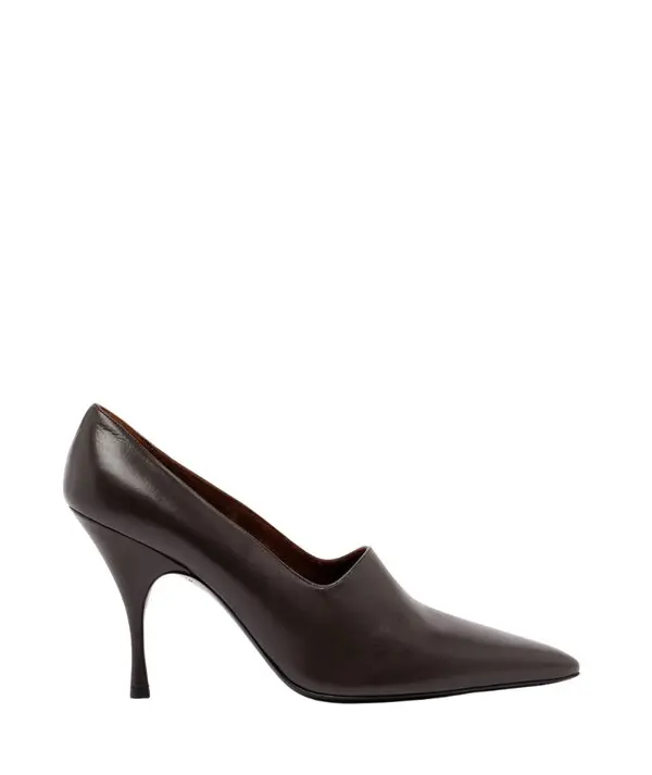 HERBERT LEVINE Leather Pumps - Brown