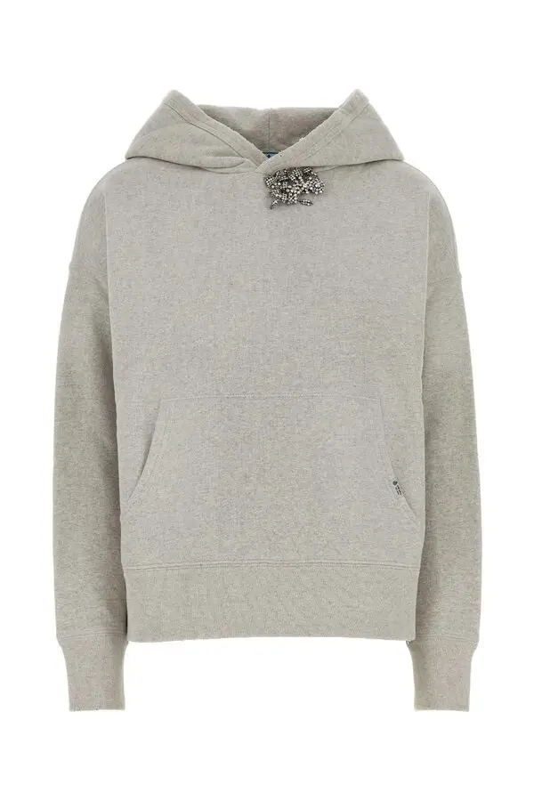 Prada Cotton Oversize Sweatshirt - Gray