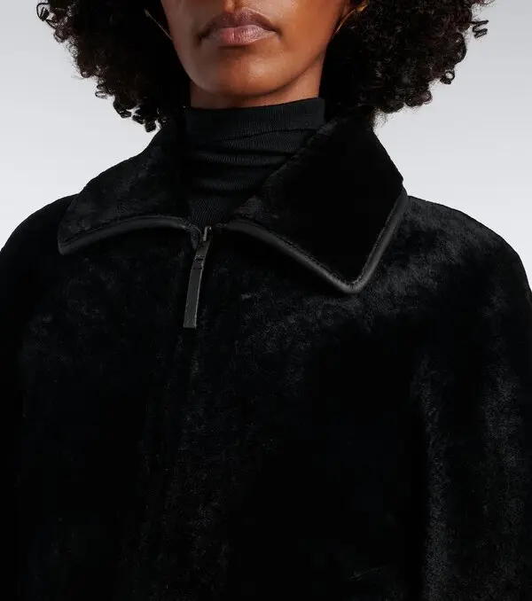 JOSEPH Kyro Reversible Shearling And Leather Jacket