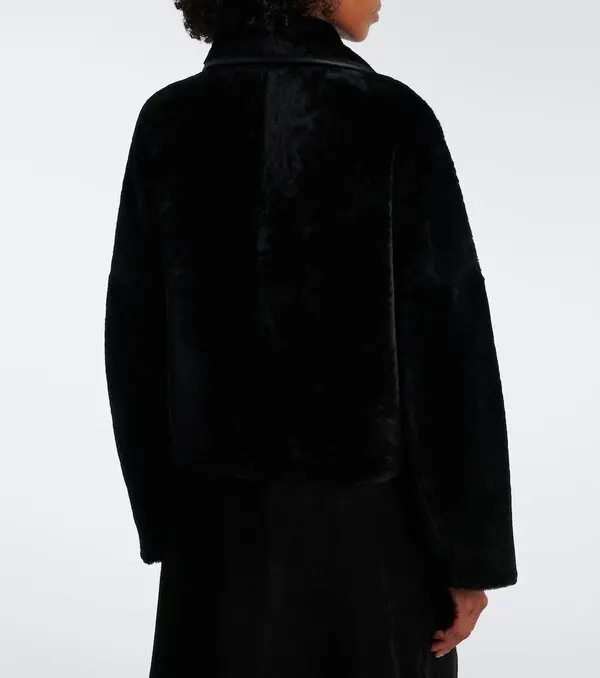 JOSEPH Kyro Reversible Shearling And Leather Jacket