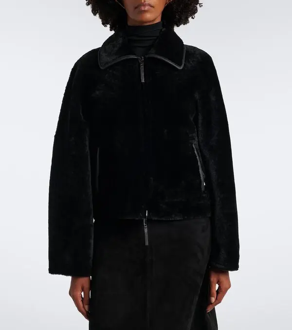 JOSEPH Kyro Reversible Shearling And Leather Jacket