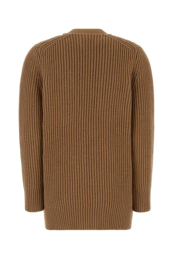 FERRAGAMO Wool Cardigan - Brown