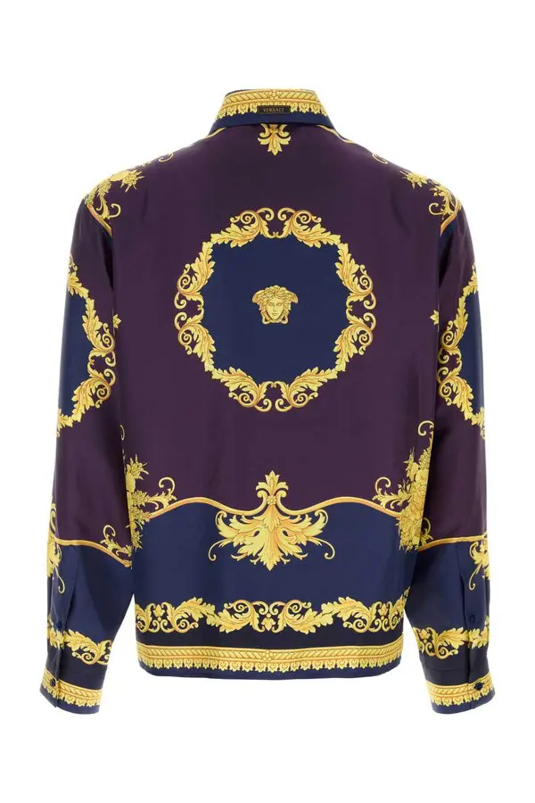 Versace Printed Silk Shirt