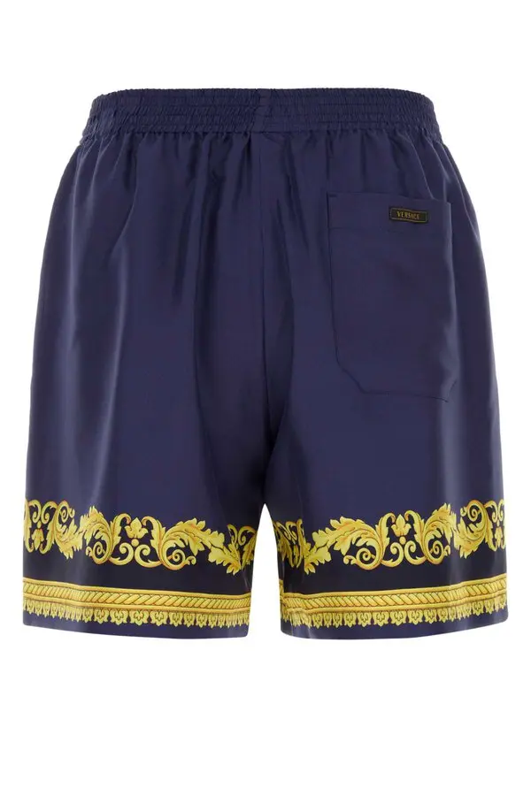 Versace Silk Bermuda Shorts