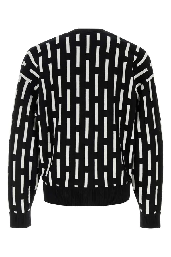 Versace Embroidered Wool Cardigan