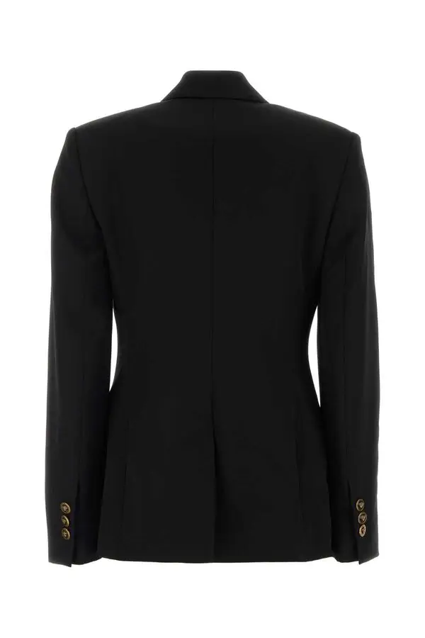 Versace Informal Jacket Heavy Weight Wool Grain De Poudre