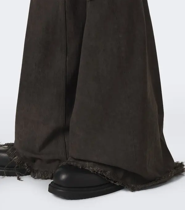 Rick Owens Bolan Distressed Flared Jeans