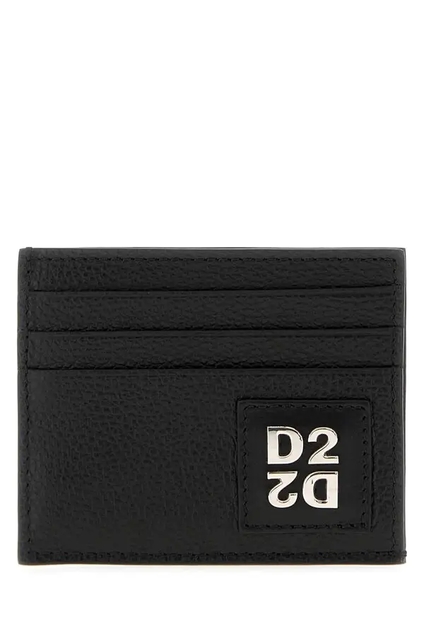 Dsquared2 Leather Card Holder - Black