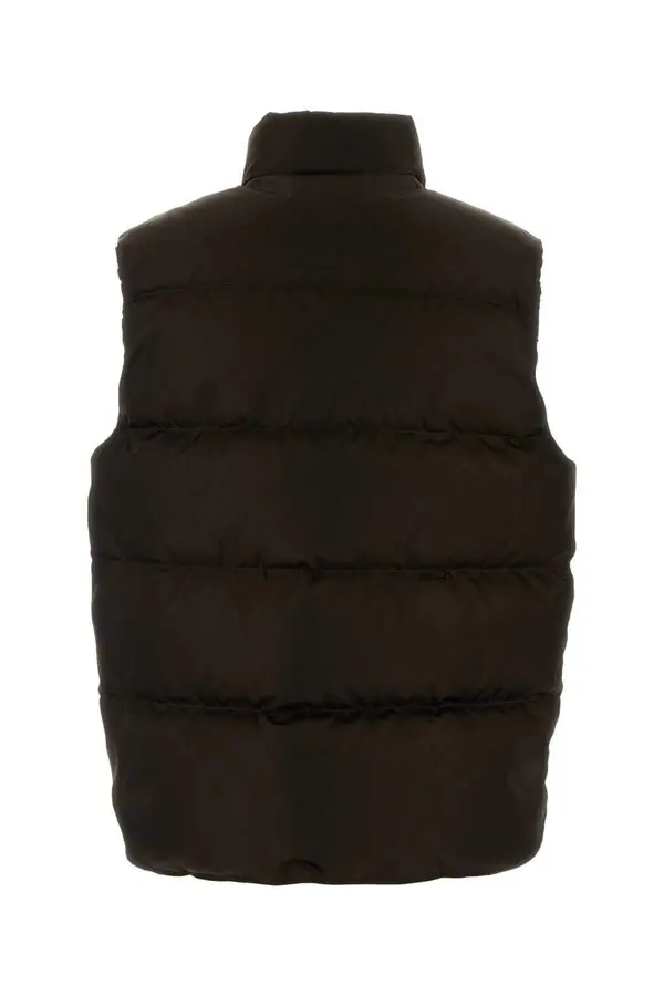 Prada Re-nylon Down Jacket - Brown