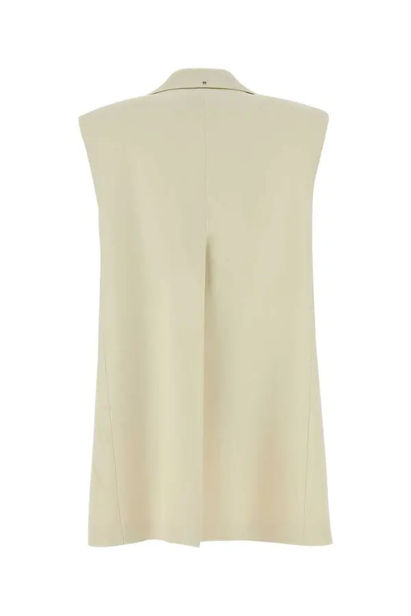 Sportmax Stretch Crepe Vest - Yellow