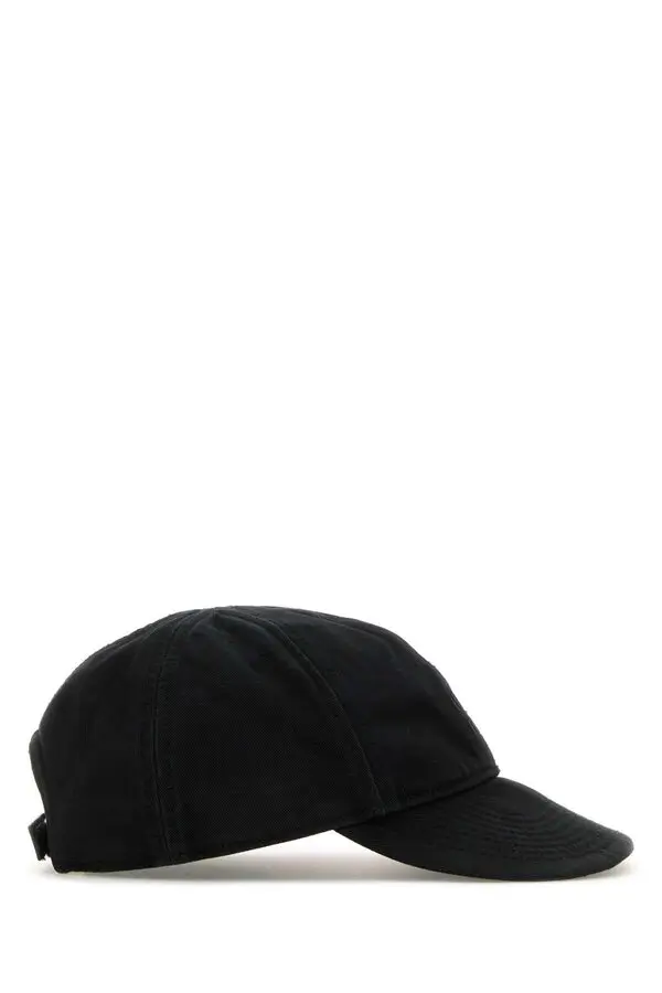 Miu Miu Cotton Baseball Cap - Black