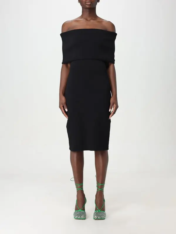 Bottega Veneta Off-the-shoulder Dress - Black