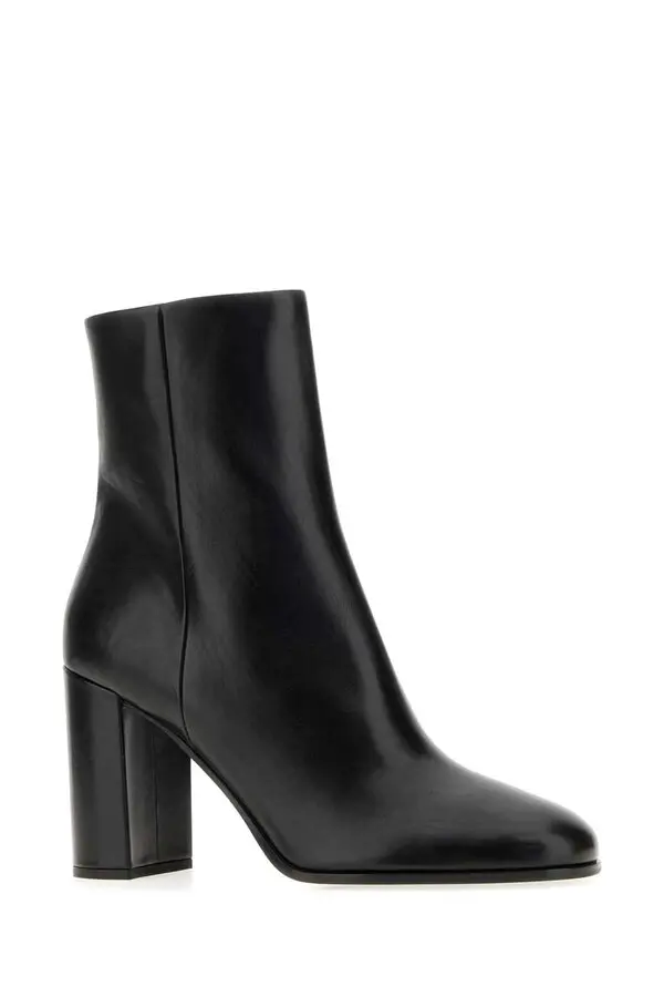 Prada Leather Ankle Boots