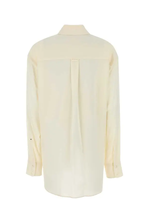 Sportmax Ivory Silk Tonale Shirt