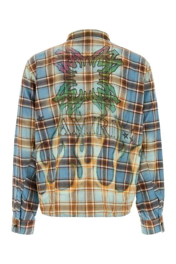 Amiri Embroidered Flannel Shirt