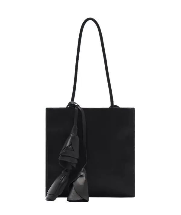 Magda Butrym Julia Small Satin Shoulder Bag - Black