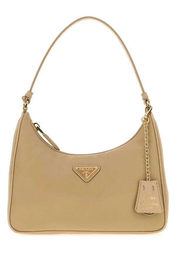 Prada Beige Re-nylon Re-edition 2005 Shoulder Bag - Brown