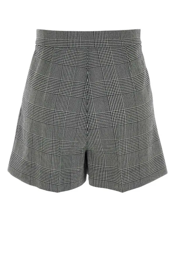 Max Mara Embroidered Wool Agoraio Shorts - Multicolor